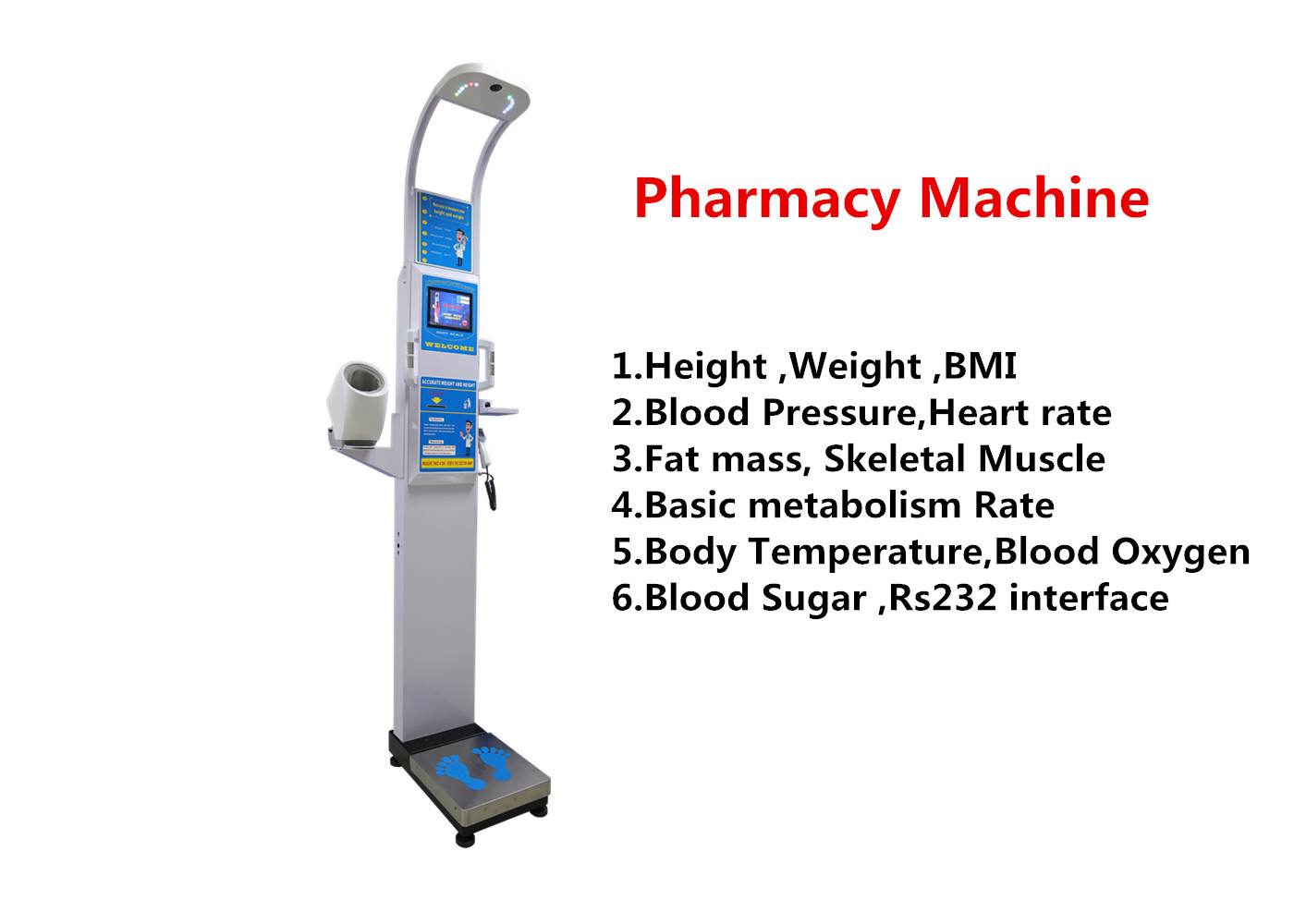 Medical BMI Digital Height Weight Scale , Digital Height Measurement ...