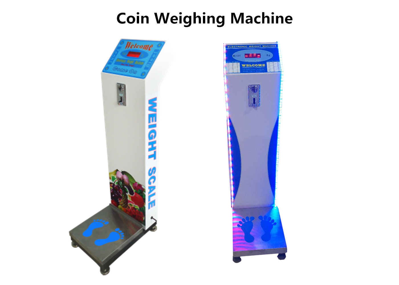 Human Body Weight Scale Vending Machine Adopting Microcomputer Control