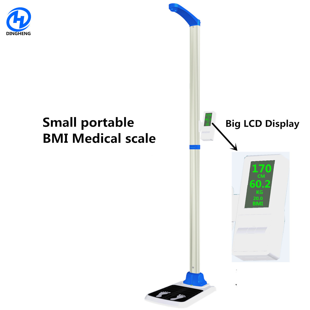 DHM-20F new portable height and weight medical scale BMI Machine ...